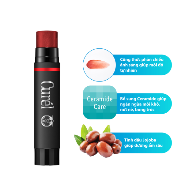 CURÉL SON DƯỠNG MÔI CẤP ẨM CHUYÊN SÂU MÀU ĐỎ - Curél® Website